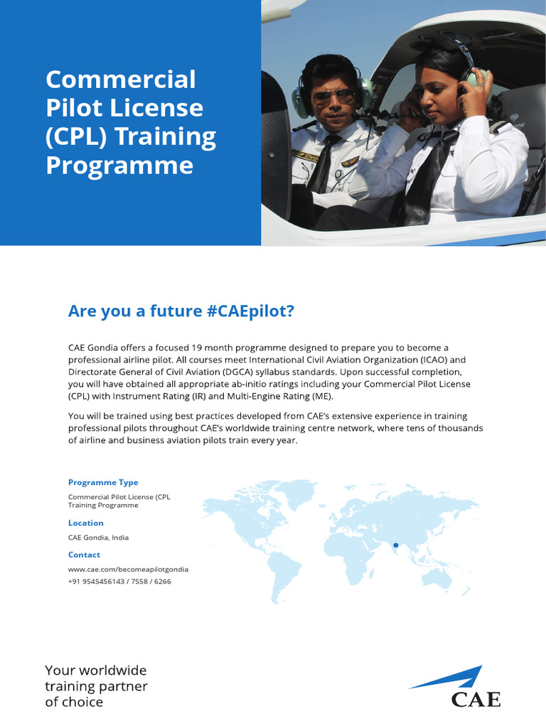 Httpswww.cae.CommediadocumentsCommercial Pilot Training Program - NFTI Gondia.pdf | PDF | Aviation