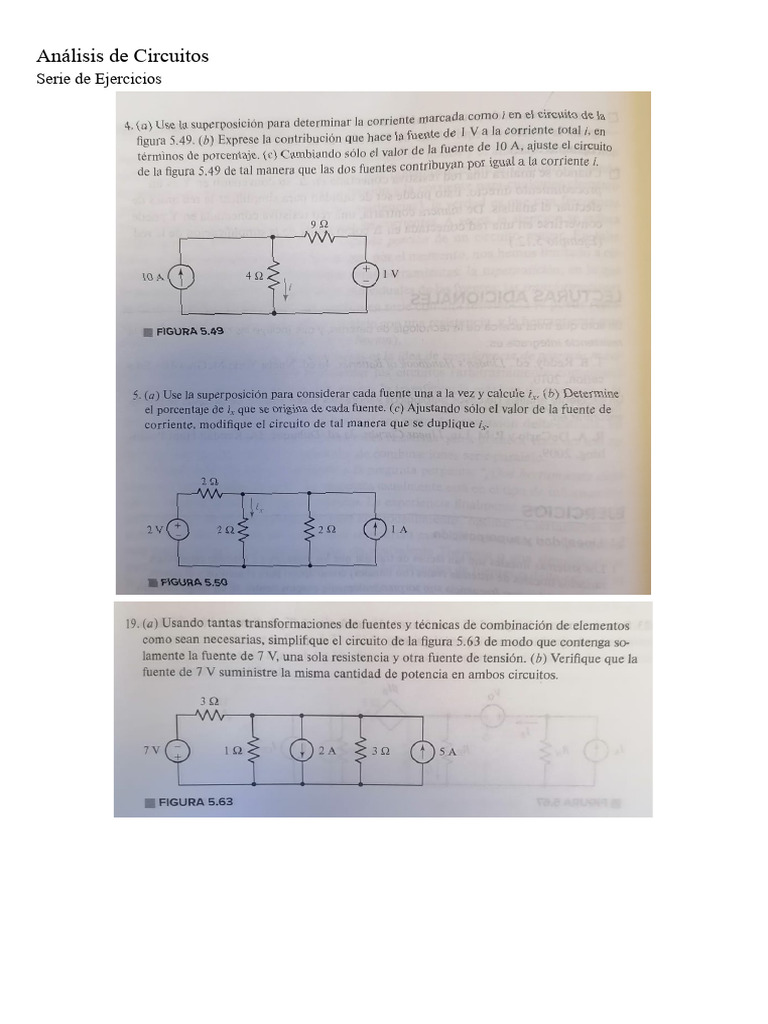 Serie de Ejericios | PDF