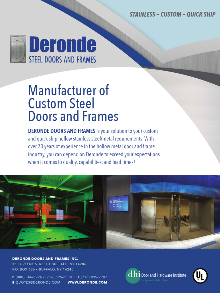 Stainless Steel Doors | PDF | Secondary Sector Of The Economy | Materials