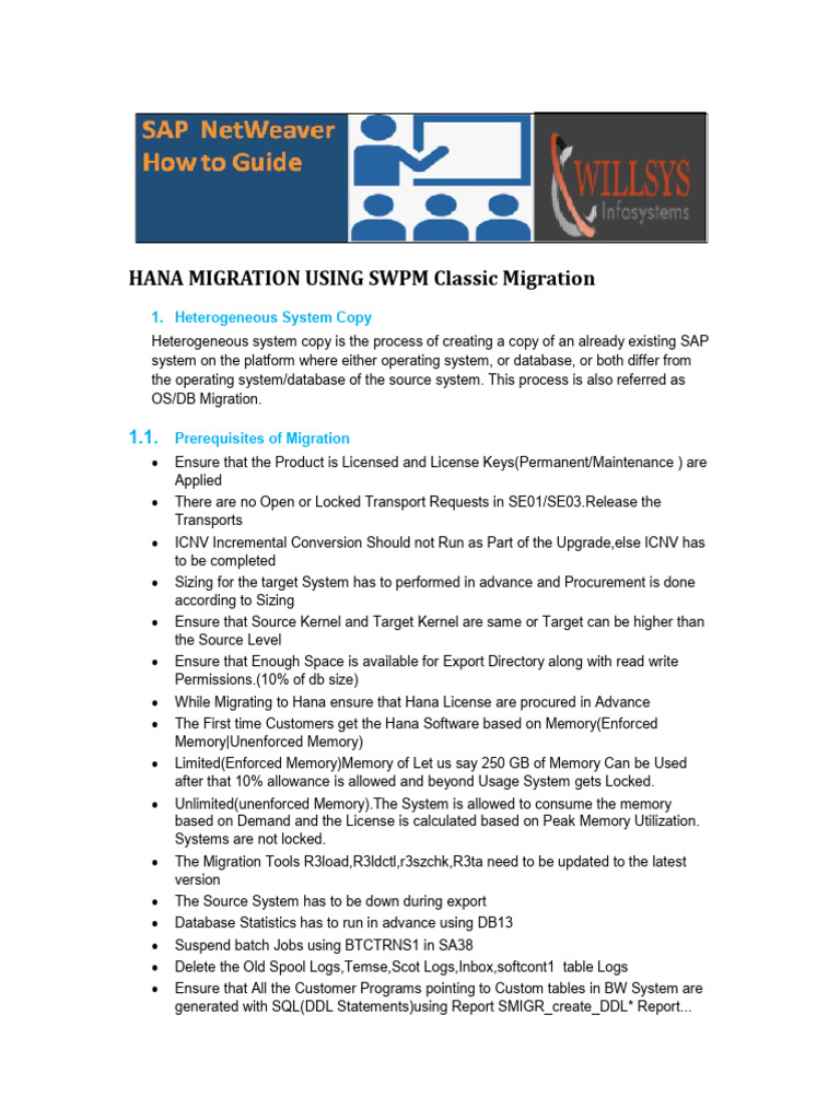 HANA Migration with SWPM Guide | PDF | Databases | Computer File