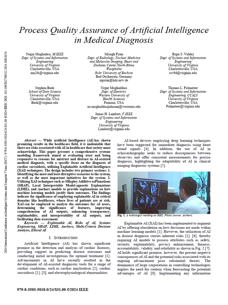 Process_Quality_Assurance_of_Artificial_Intelligence_in_Medical_Diagnosis | PDF | Artificial ...