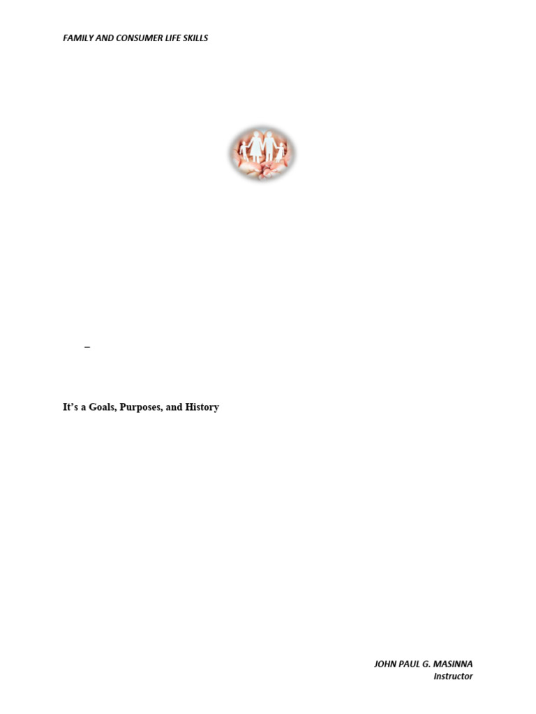 LESSON I Family and Consumer Life Skills | PDF | Critical Thinking | Decision Making