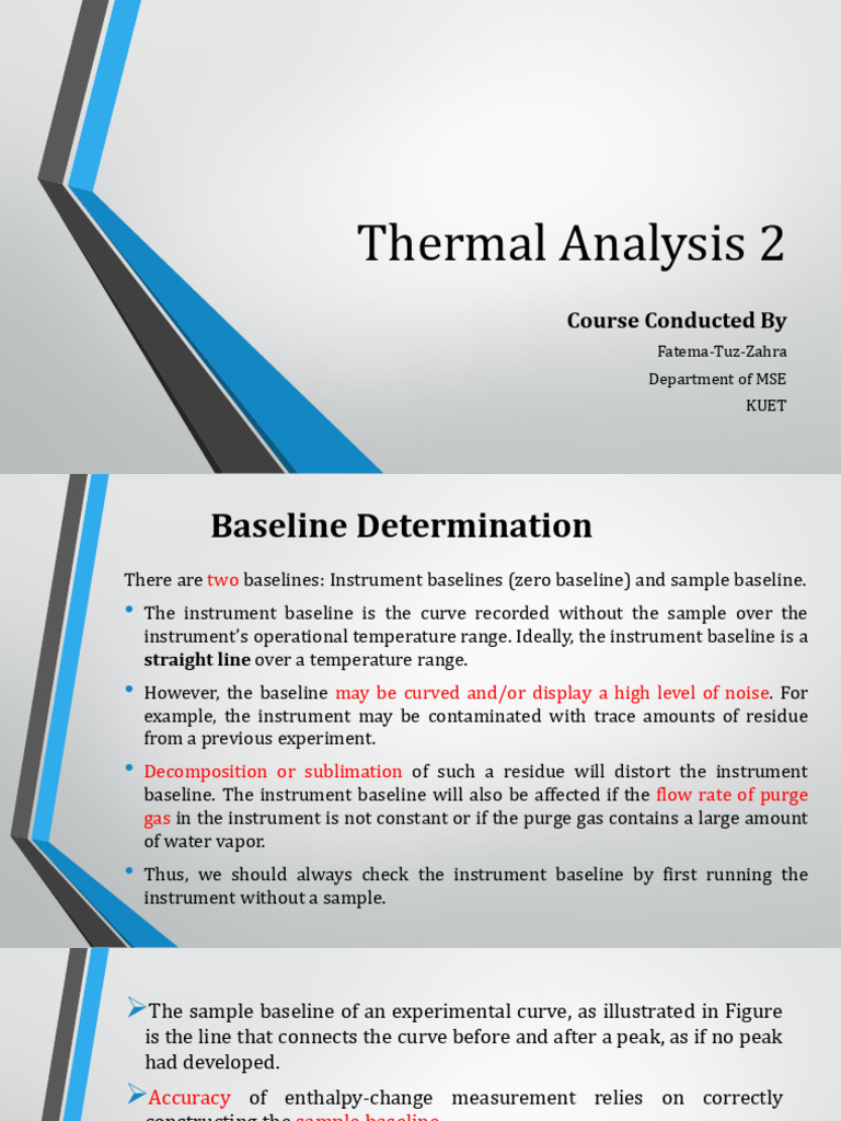 1.2 Thermal Analysis 2 | PDF | Differential Scanning Calorimetry | Melting