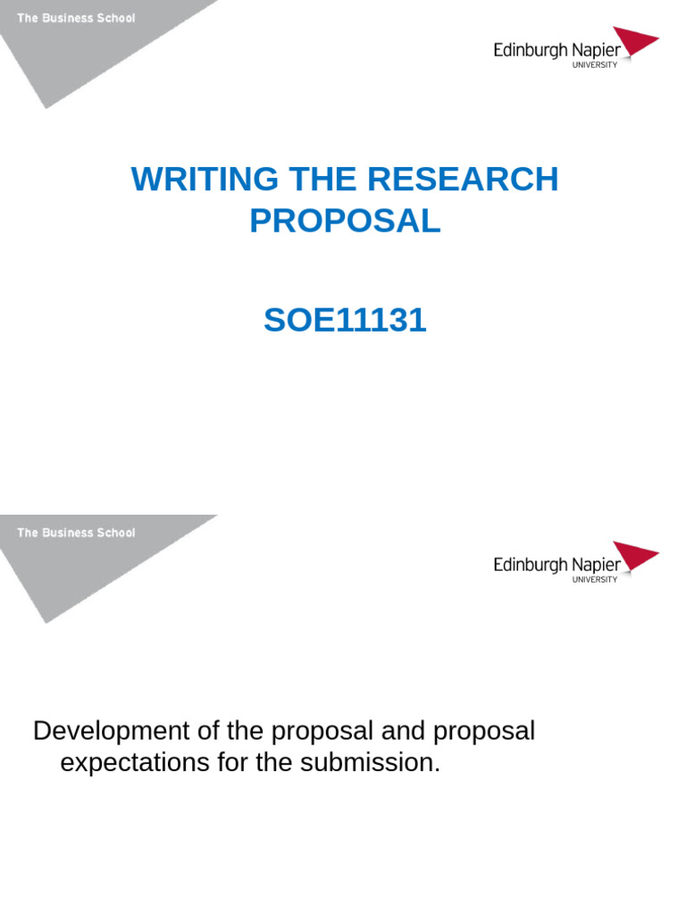 SOE11131 Research Proposal Development | PDF | Evaluation | Thesis