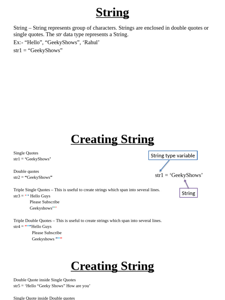 45. String | PDF | String (Computer Science) | Programming Paradigms 45. String | PDF | String (Computer Science) | Programming Paradigms