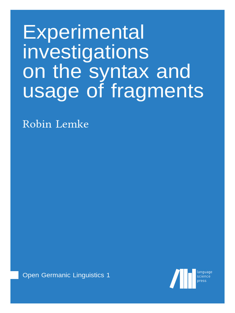 Experimental Investigations | PDF | Theory | Syntax