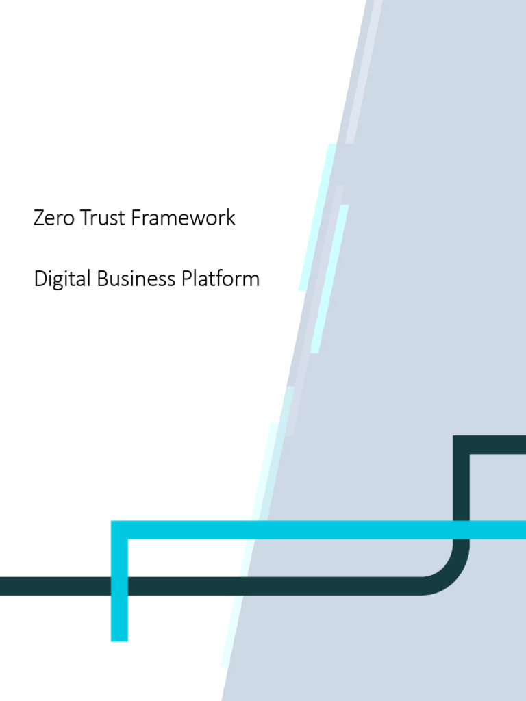 Zero Trust Security Framework Guide | PDF | Security | Computer Security