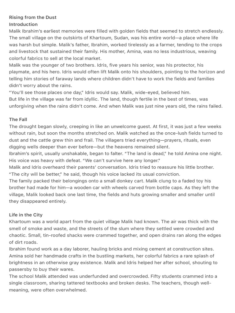 Rising from the Dust | PDF