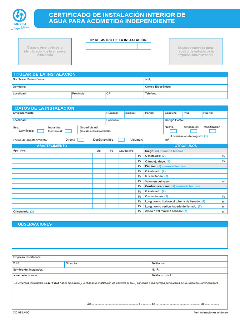 Certificado de Agua | PDF | Riego