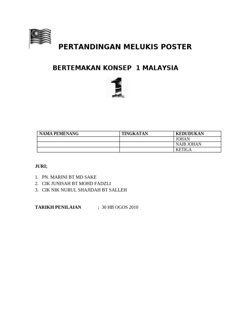 Pertandingan Melukis Poster | PDF