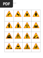 Botswana Road Traffic Signs | PDF | Traffic | Driving