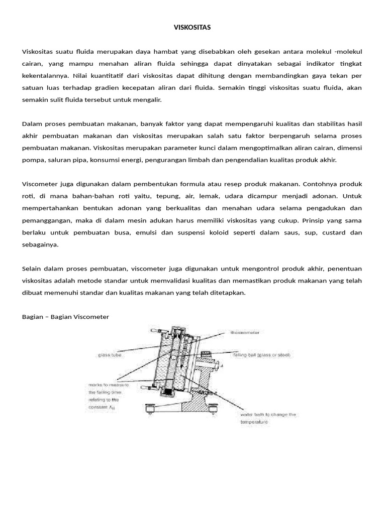 VISKOSITAS - Viscometer | PDF