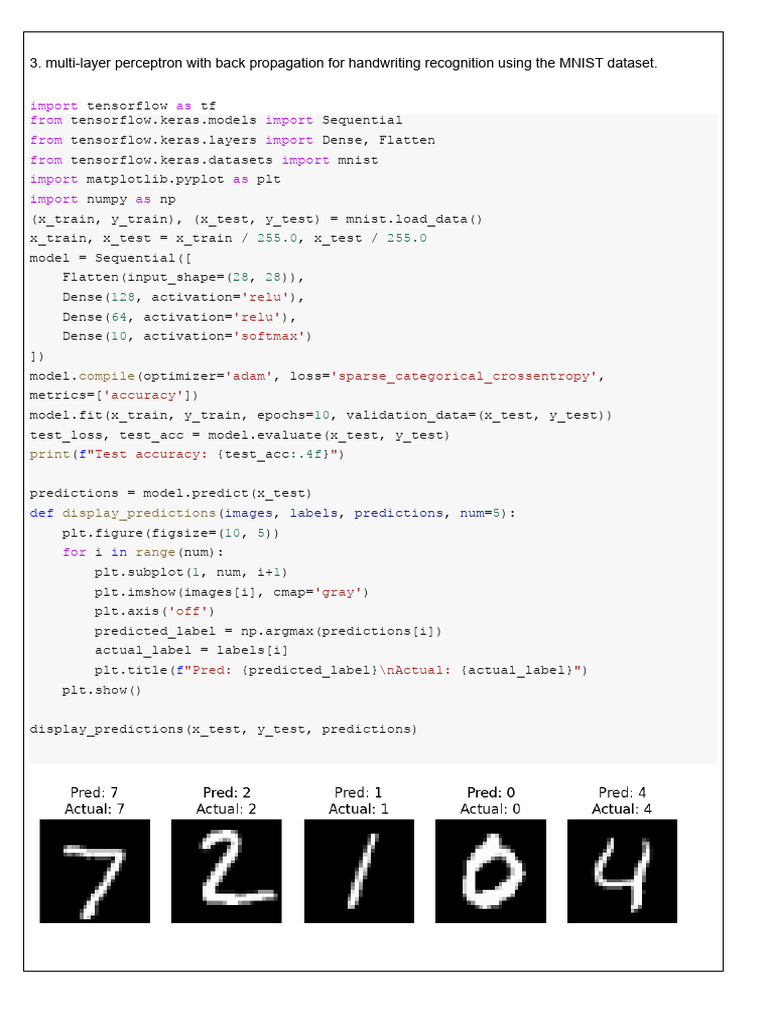 Multi-Layer Perceptron With Back Propagation For Handwriting ...