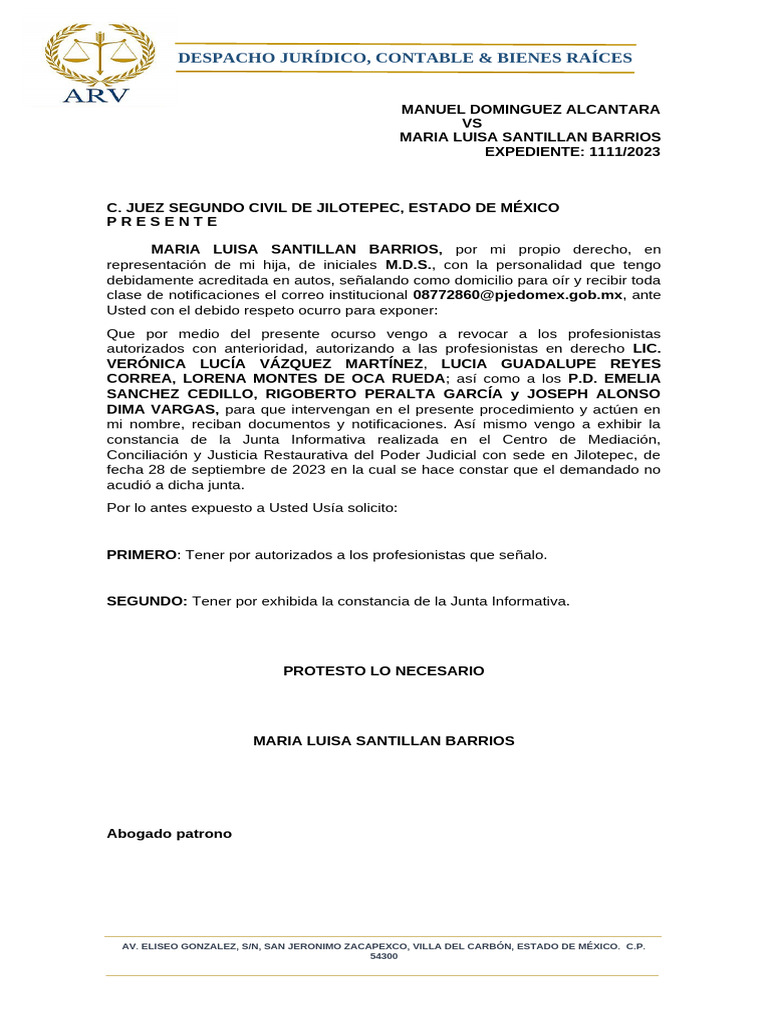 Escrito Maria Luisa | PDF