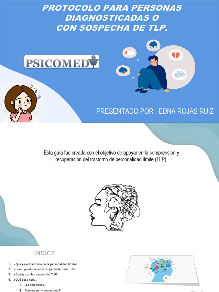 Protocolo 2 | PDF | Trastorno límite de la personalidad | Las emociones