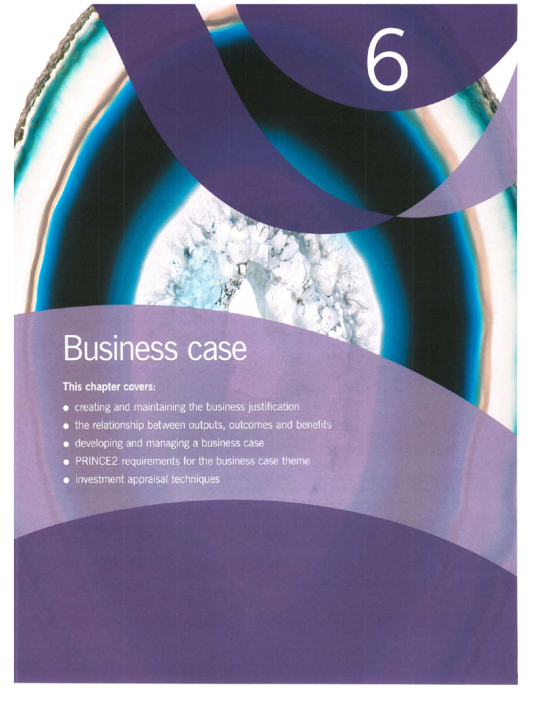 Chapter 6 - PRINCE2 Business Case Theme | PDF