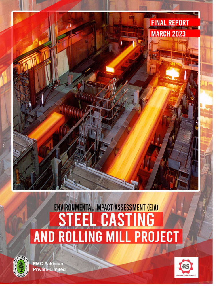 EIA Report - Steel Casting and Rolling Mill Project | PDF ...