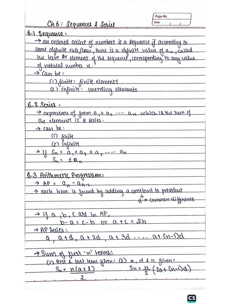 Maths CH 6 | PDF