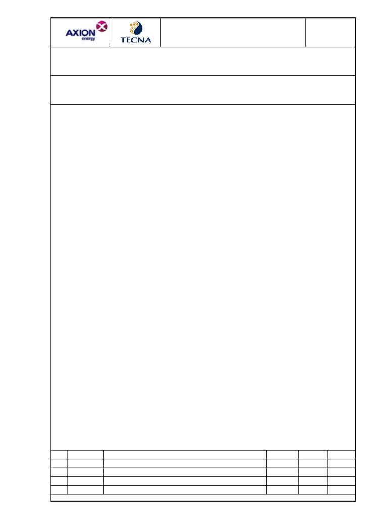 Data Sheet: Client: Axion Energy Project: Ingeniería para Llis U&O ...