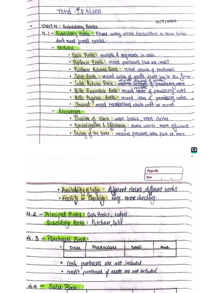 Accounting CH 2 U4 | PDF