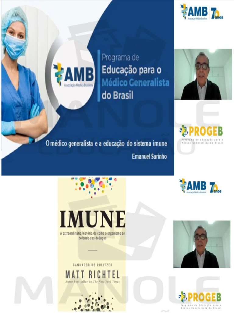 01 - O Médico Generalista e A Educação Do Sistema Imune | PDF