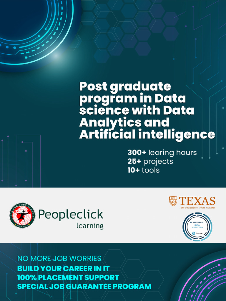 Post Graduate Program in Data Science With Data Analytics and ...