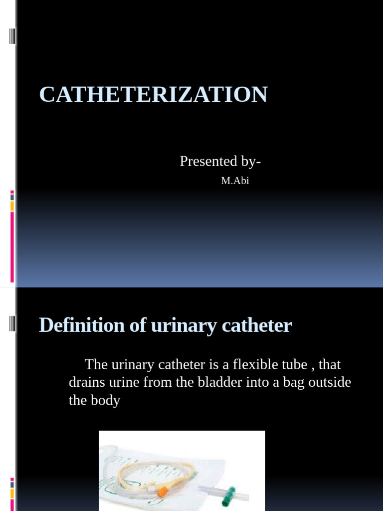 Types of Urinary Catheters Explained | PDF