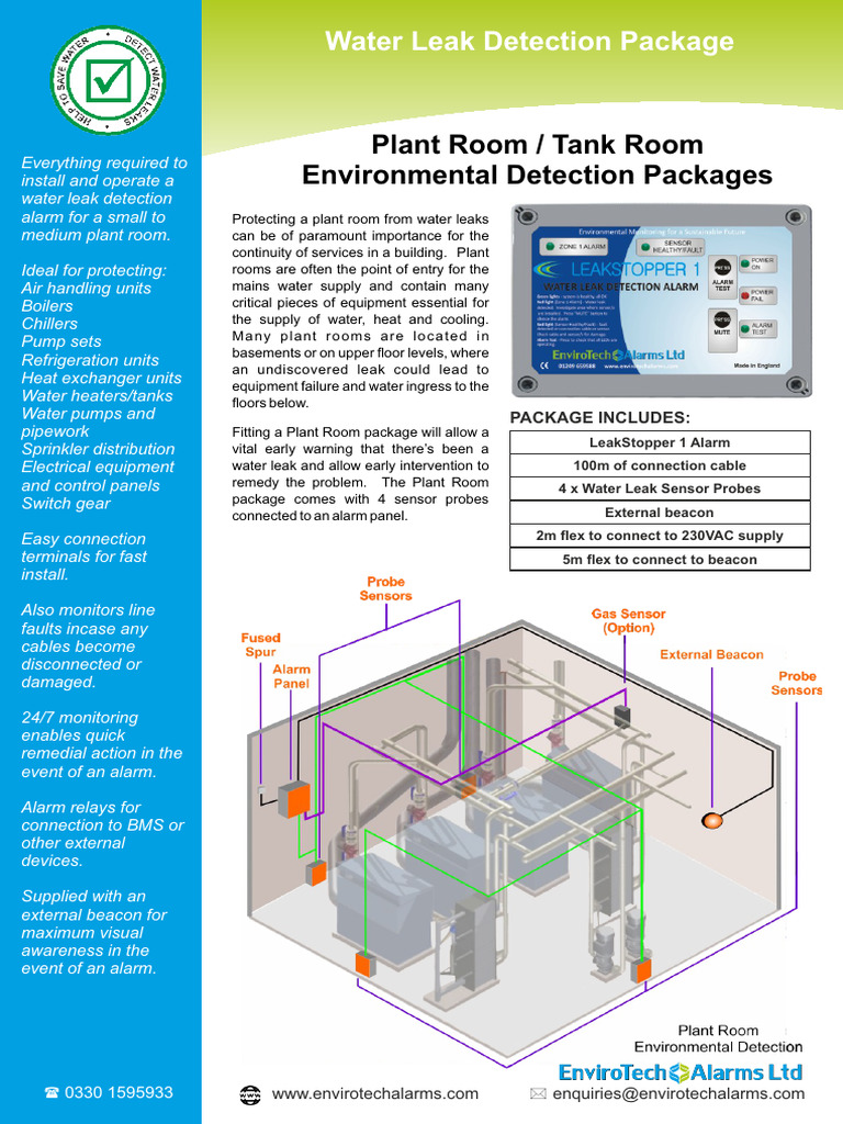 Plant Room Water Info Leaflet V4.1 | PDF