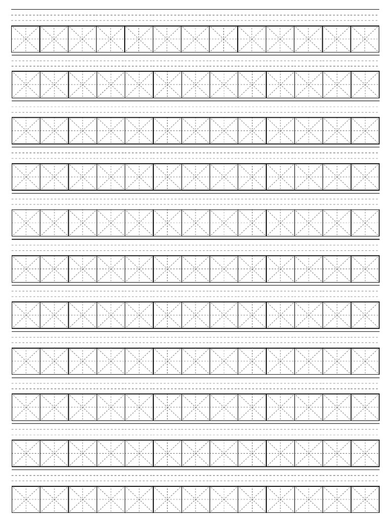 Chinese Template Worksheet | PDF
