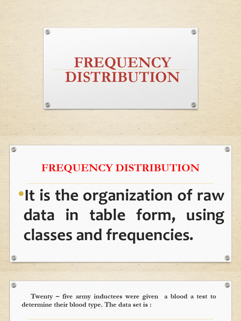 Frequency Distribution Table | PDF | Statistics | Statistical Analysis