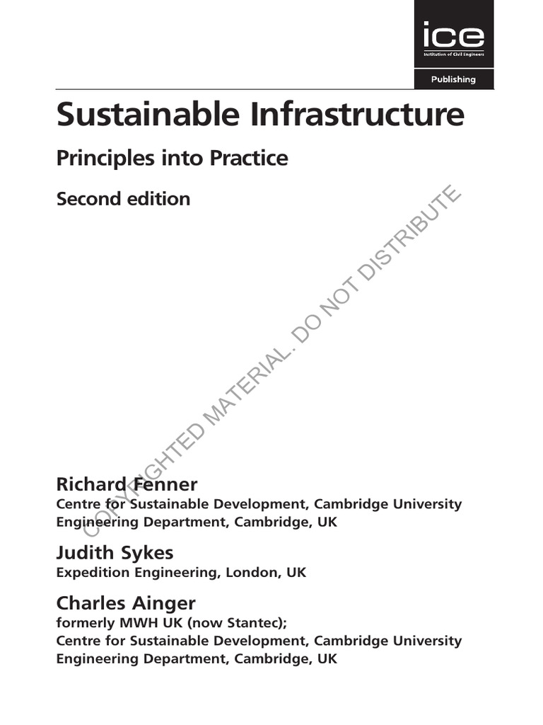 ICE - Sustainable Infrastructure - Principles Into Practice 2022 ...