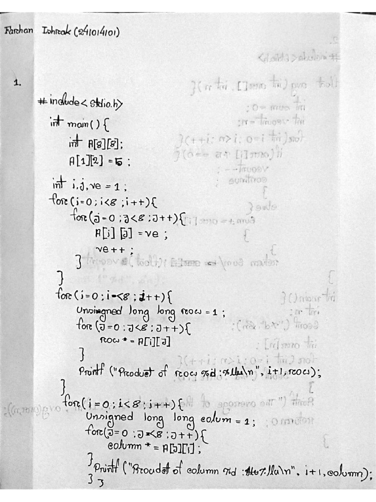 Farhan Ishrak (241014101) | PDF