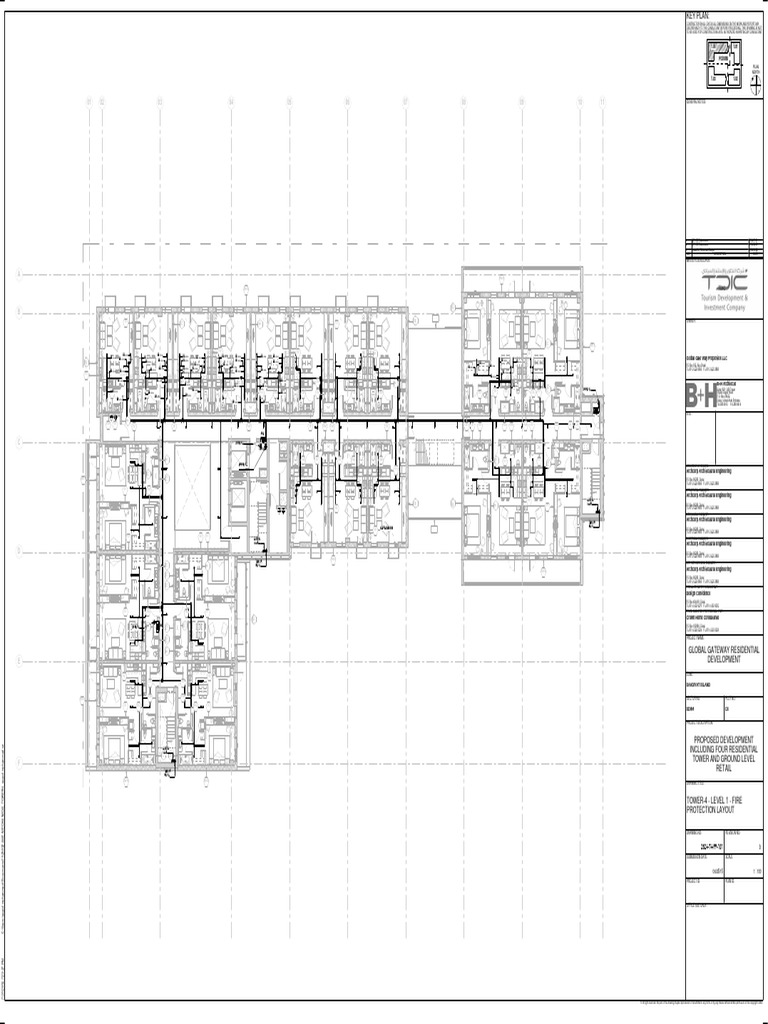 Fire Protection Layout for Tower 4 | PDF