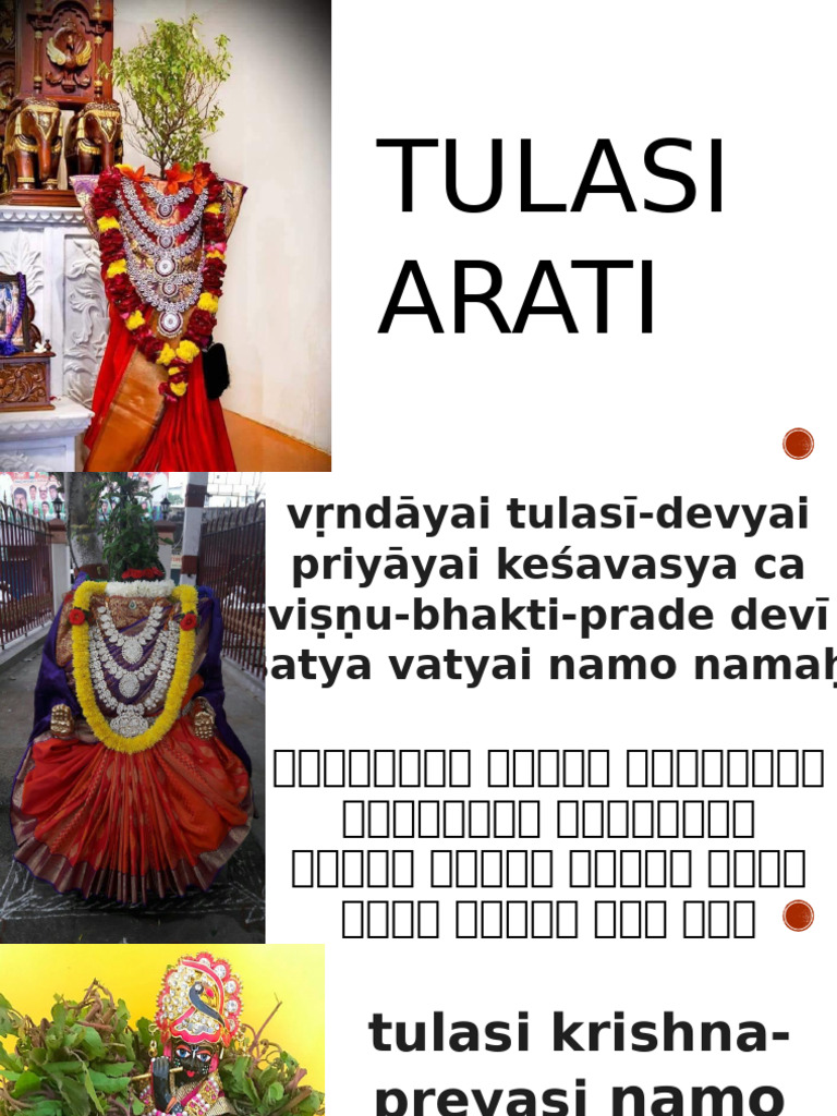 Tulasi Arati PPT New | PDF