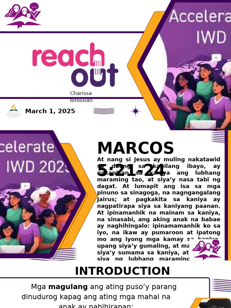 Reach Out | PDF