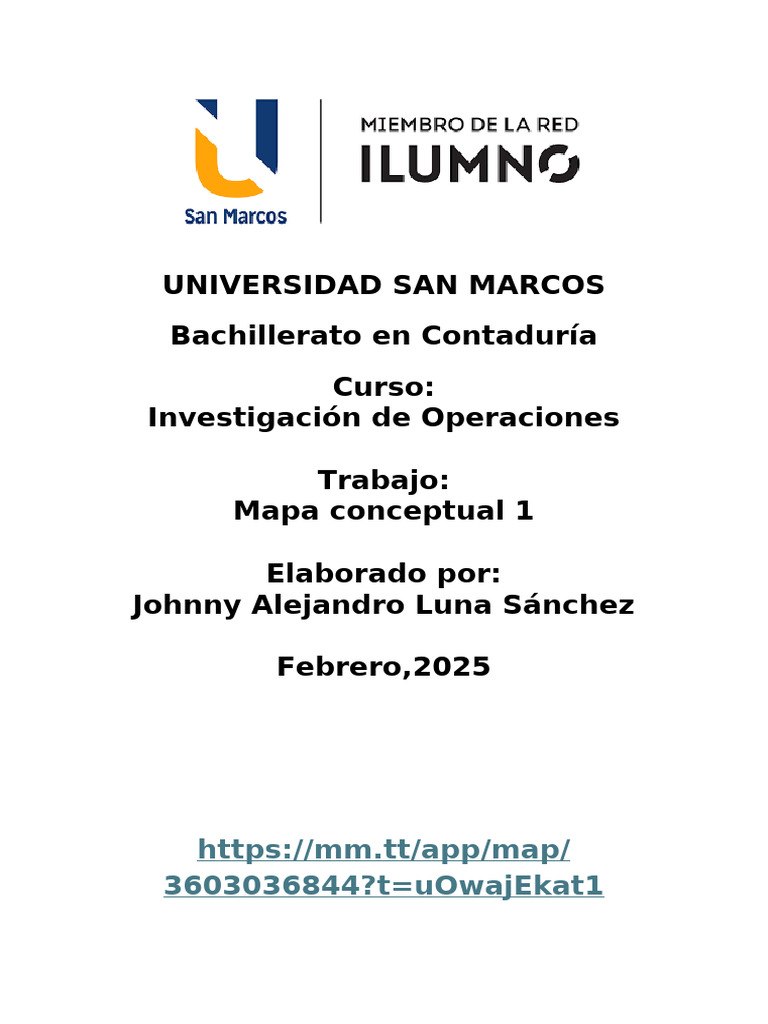 Mapa Conceptual 1 Johnny Luna | PDF