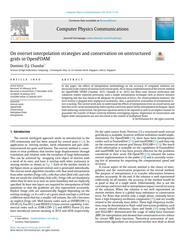 Overset Interpolation in OpenFOAM | PDF | Interpolation | Polynomial