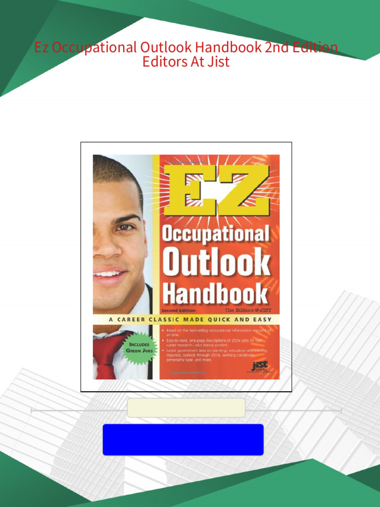 Ez Occupational Outlook Handbook 2nd Edition Editors at Jist - The Full ...