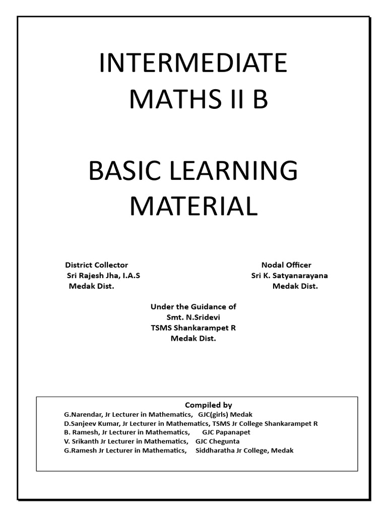BLM Maths II B | PDF | Circle | Elementary Geometry