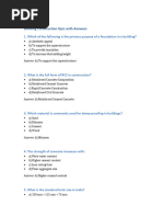 Construction Safety Quiz with Answers | PDF | Personal Protective ...