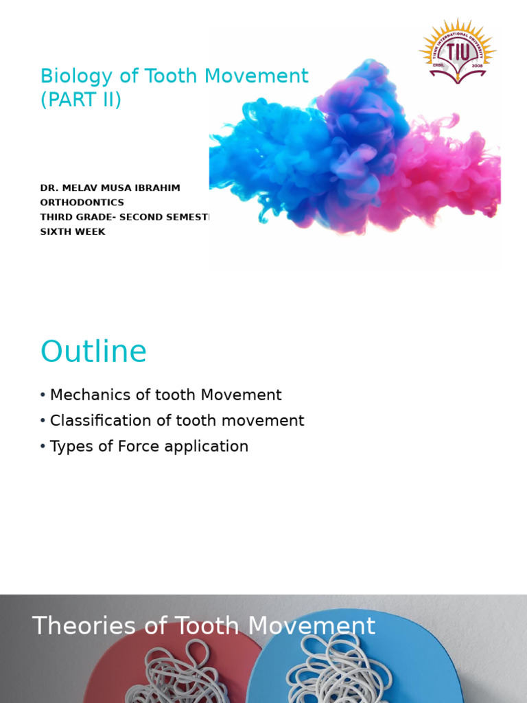 Piezoelectric Theory in Tooth Movement | PDF | Human Tooth | Force