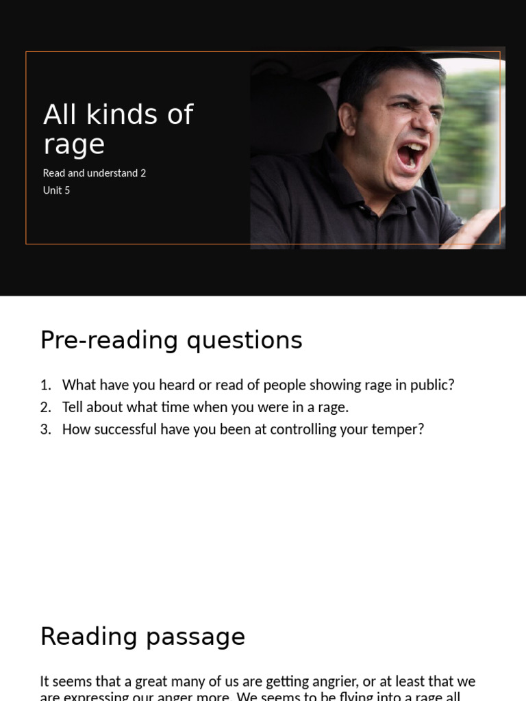 Understanding Rage in Public Spaces | PDF