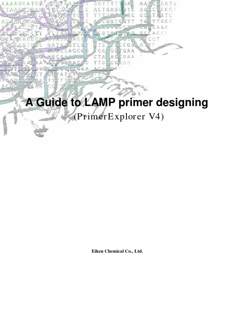 LAMP Primer Design Guide with PrimerExplorer | PDF