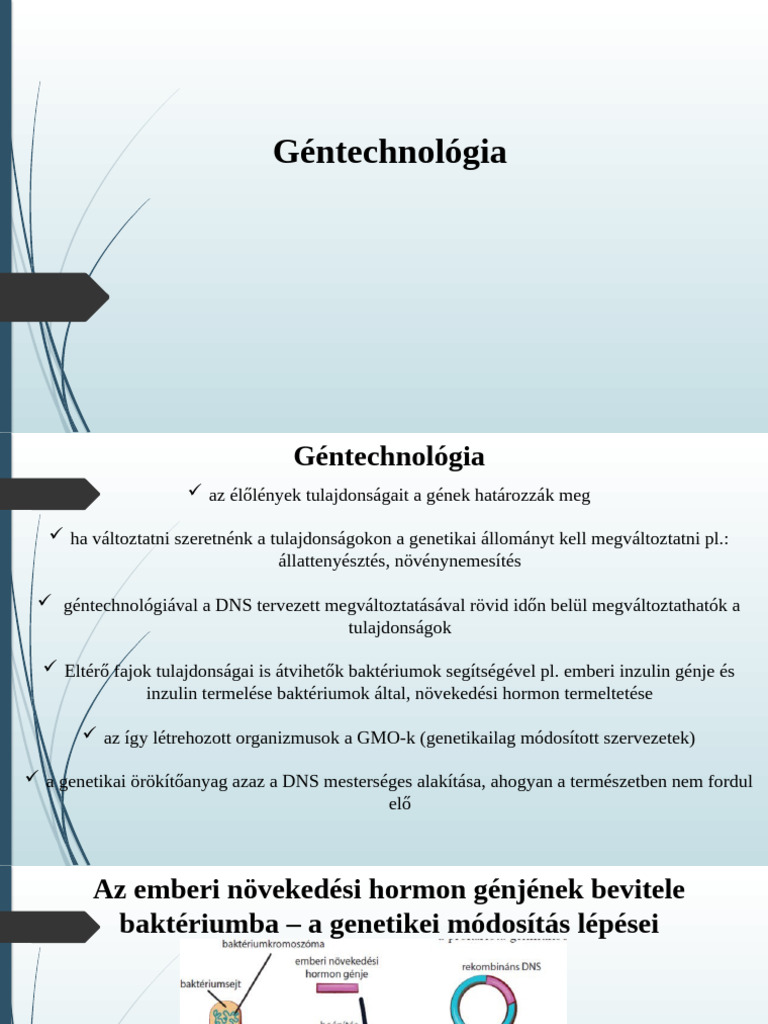 Géntechnológia 9C 20250128 Jav | PDF