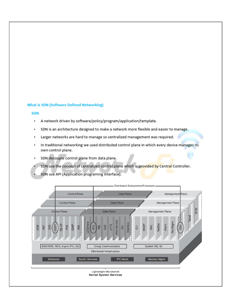 What Is SDN (Software Defined Networking) | PDF