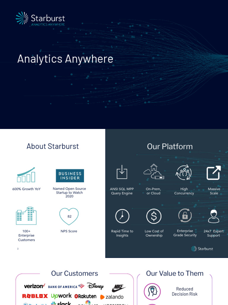 Starburst Introduction - March 2021 | PDF | Cloud Computing | Analytics
