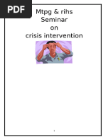 TCI Stress Model of Crisis Overview | PDF | Stress (Biology) | Psychology