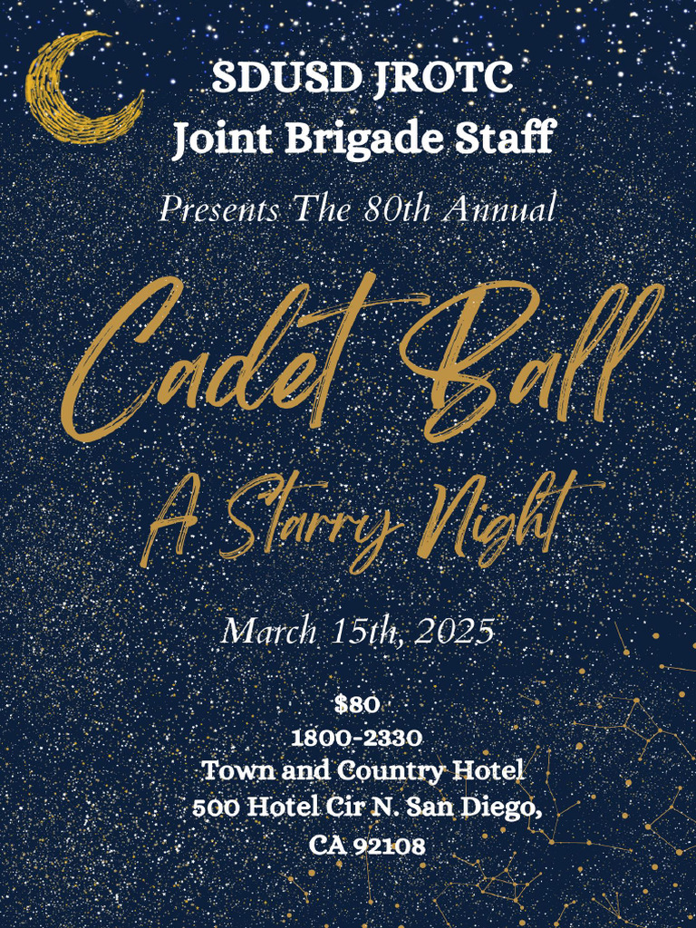 Cadet Ball Flyer - Portrait | PDF