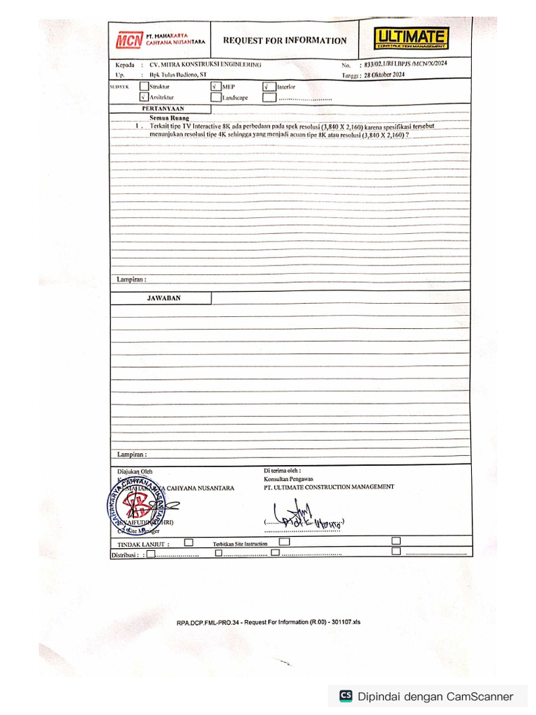 Rfi TV Interactive - Jawaban | PDF