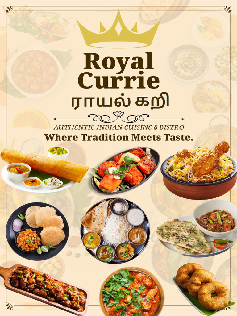 Royal Currie Final Menu | PDF